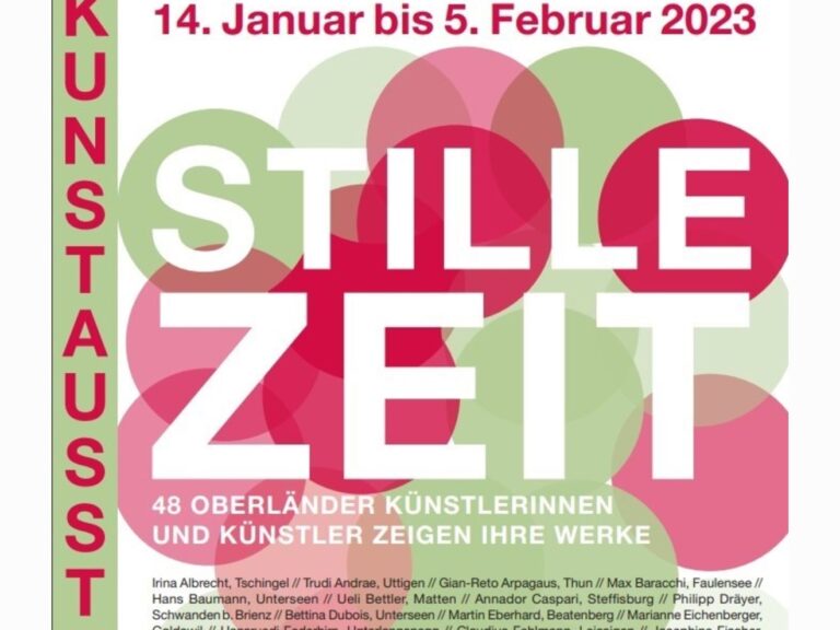 Ausstellung STILLE ZEIT - Schweizer Holzbildhauerei Museum Brienz